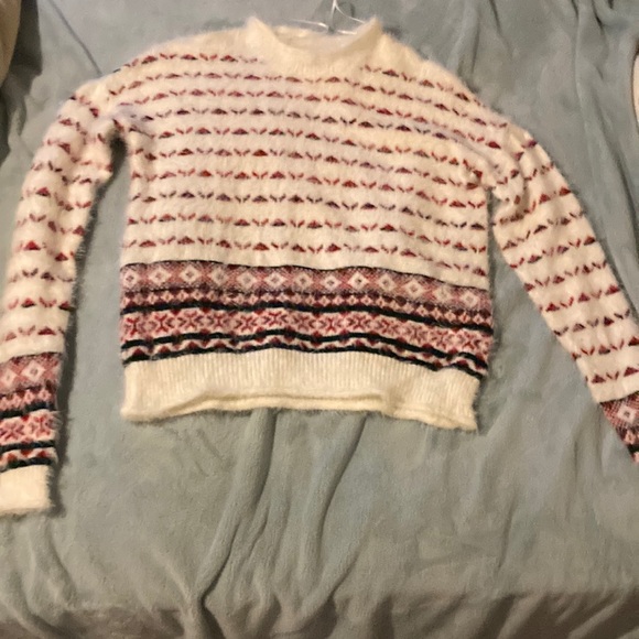 Copper Key | Sweaters | Copper Key White Green And Red Sweater High ...